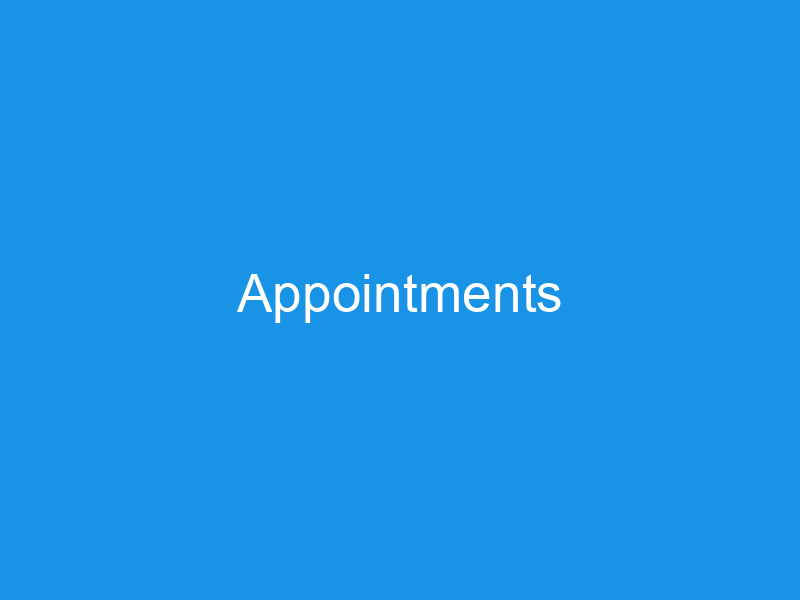 Appointments - Modality Lewisham